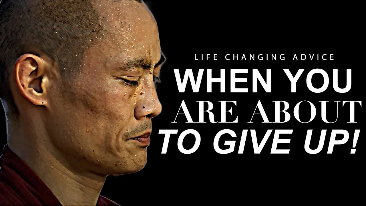WATCH WHEN YOU FEEL LIKE GIVING UP! Best of Shi Heng Yi Greatest Advice ...