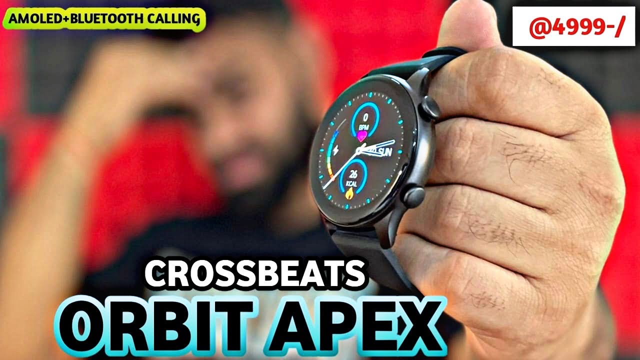 Crossbeats Orbit Apex Smartwatch with Amoled+Bluetooth calling⚡ ...