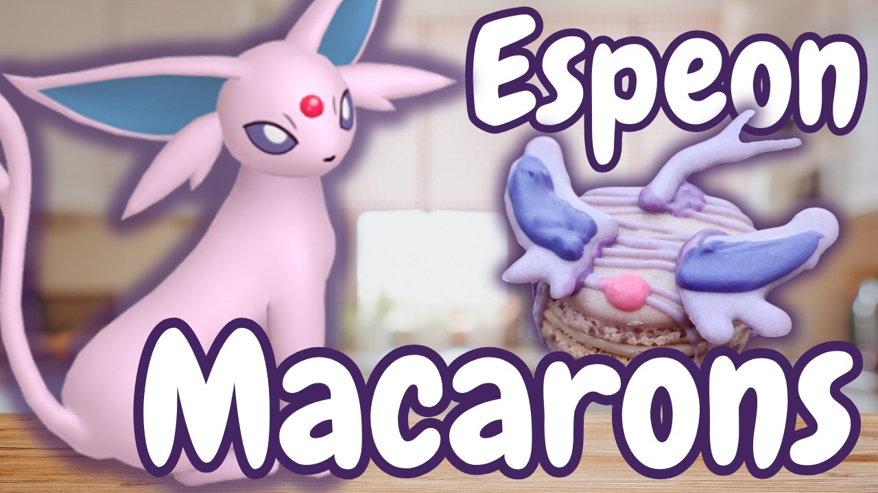 How to Make Perfect Espeon Pokémon Macarons | Step-by-Step Guide - YouTube