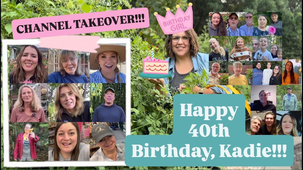 🎉 SURPRISE CHANNEL TAKEOVER! 🚨🎂🎈 Kadie Turns 40!!! 🌧️☀️ Rain or Shine ...