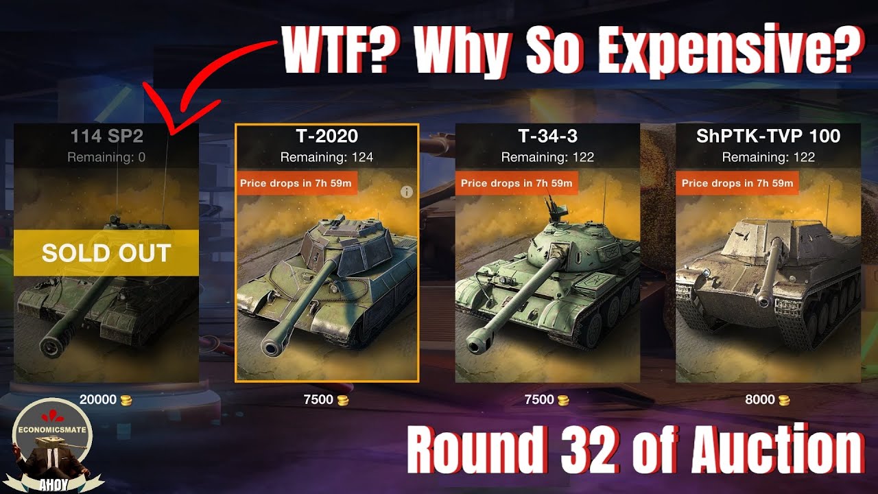 WTF? THIS TANK SOLD OUT IN 10 SECONDS IN WOTB! 114 SP2 FIRST TIME SALE ...