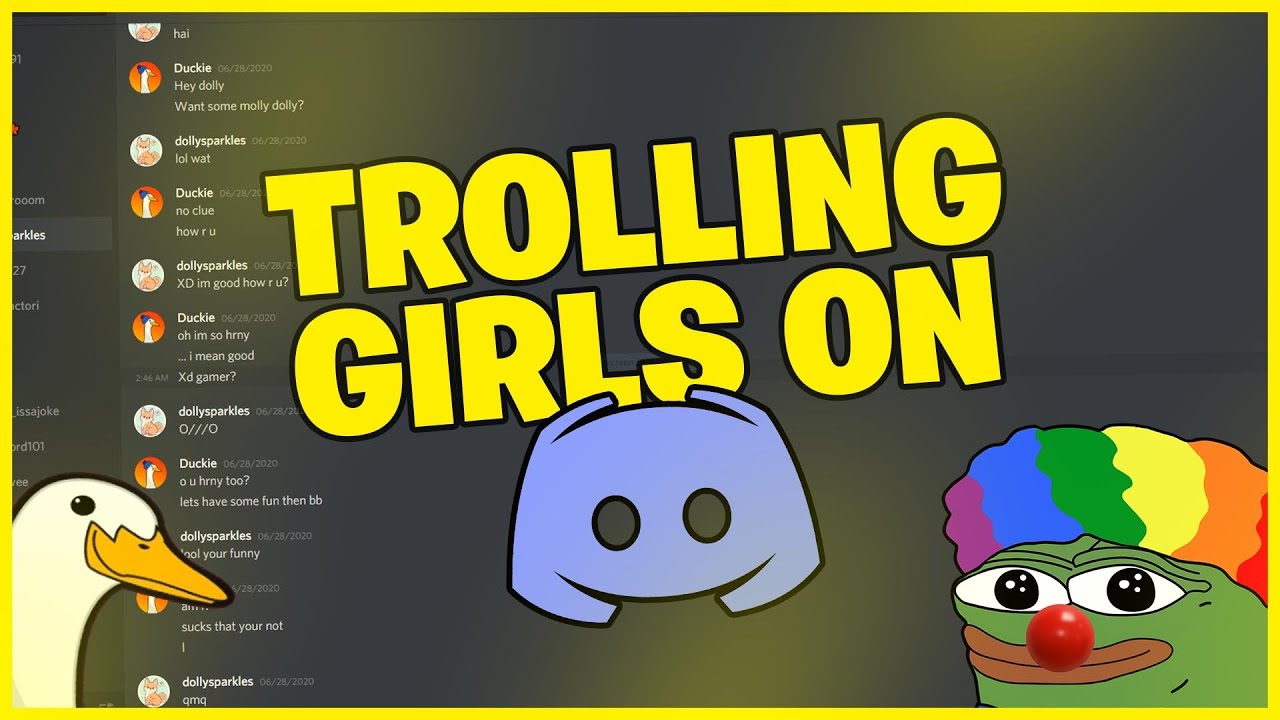 Trolling GIRLS on Discord - YouTube