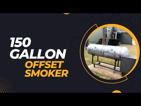 DIY Offset Smoker Build Overview - YouTube