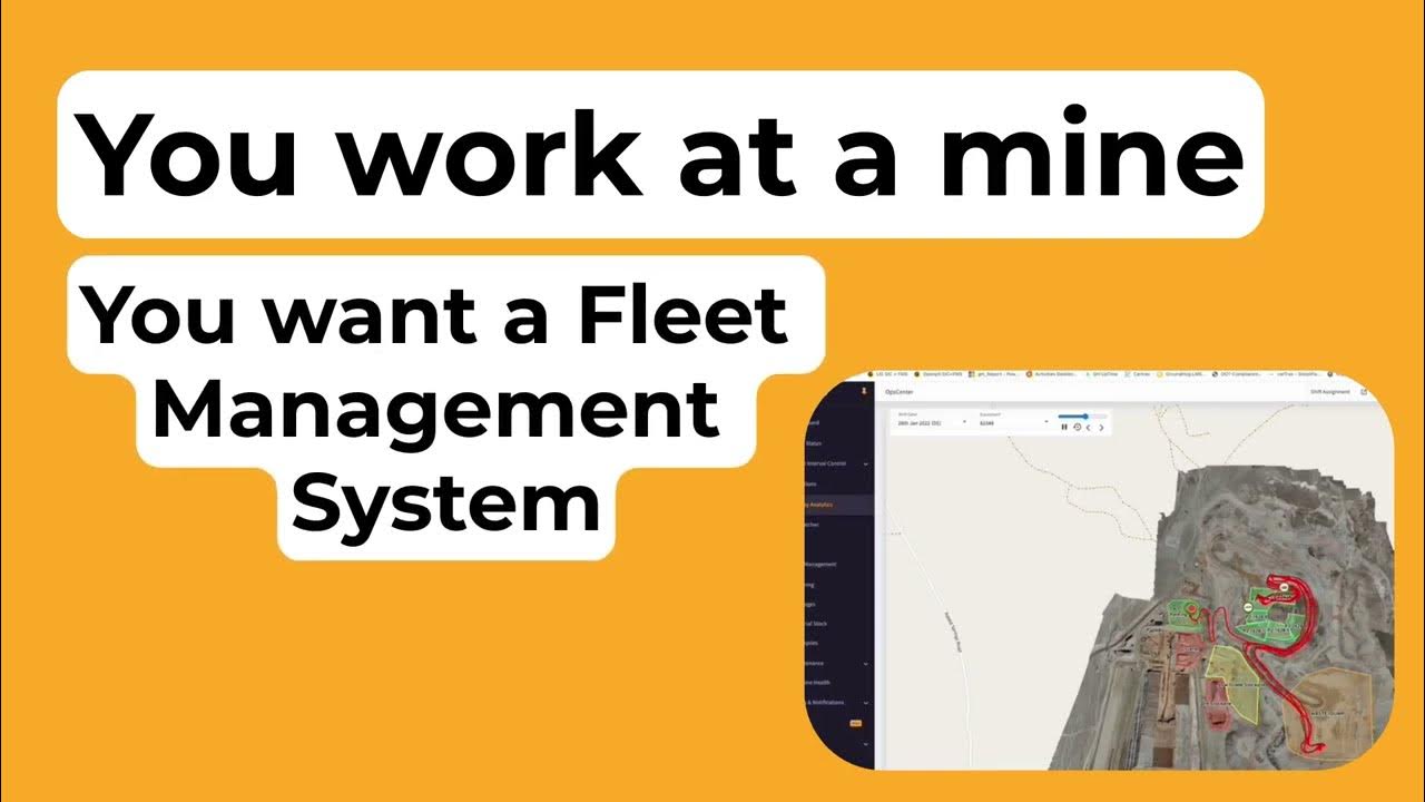 GroundHog Open pit Fleet Management System for Mines - YouTube