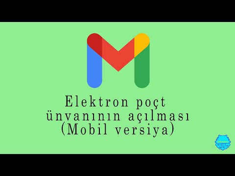 Elektron poçt ünvanının açılması(Mobil versiyası)