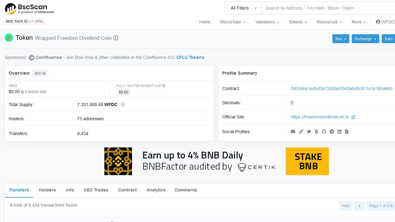 Token Info Approved on BscScan - YouTube
