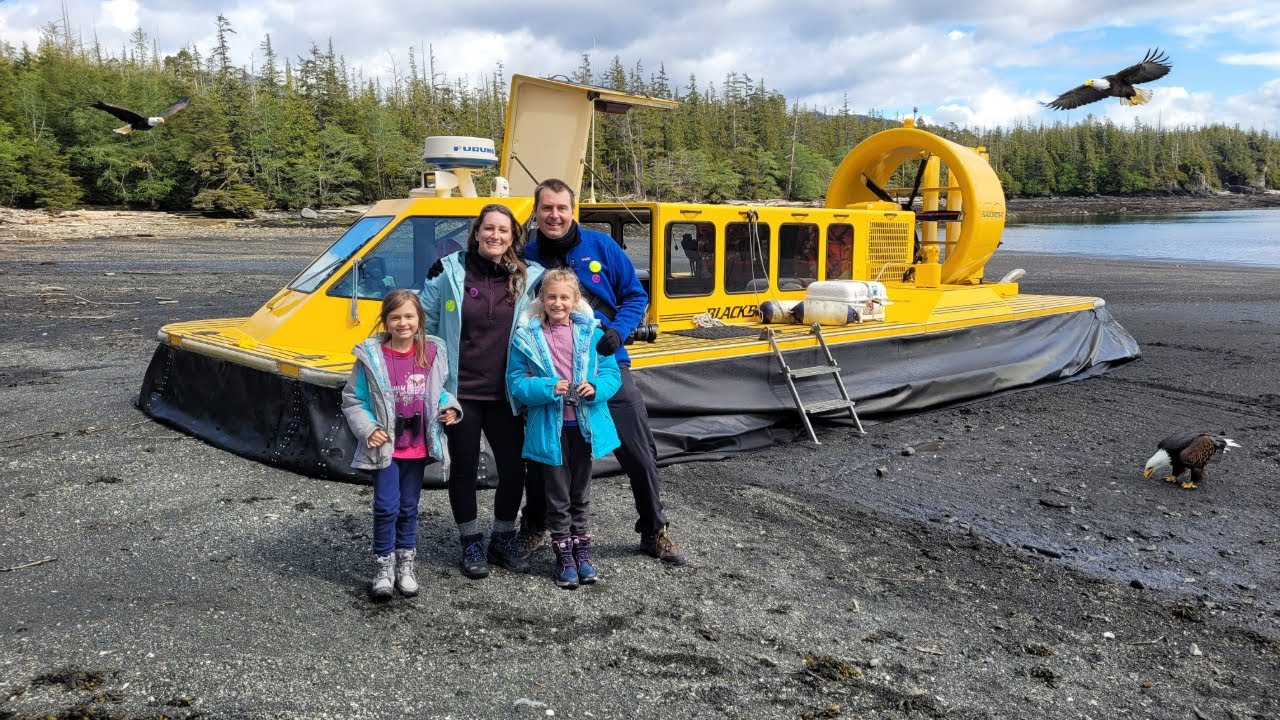 Ketchikan Alaska - Our HOVERCRAFT Eco Tour EXCURSION - YouTube