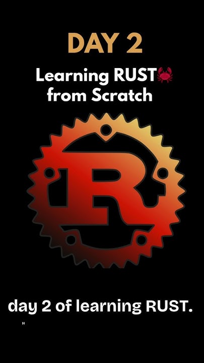 Day 2 of learning RUST 🦀 #coding #rust #programmer #developer #learning #learnrust #shorts - YouTube