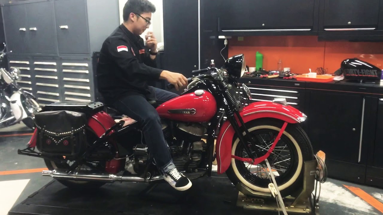 HARLEY DAVIDSON UL 1938 - YouTube