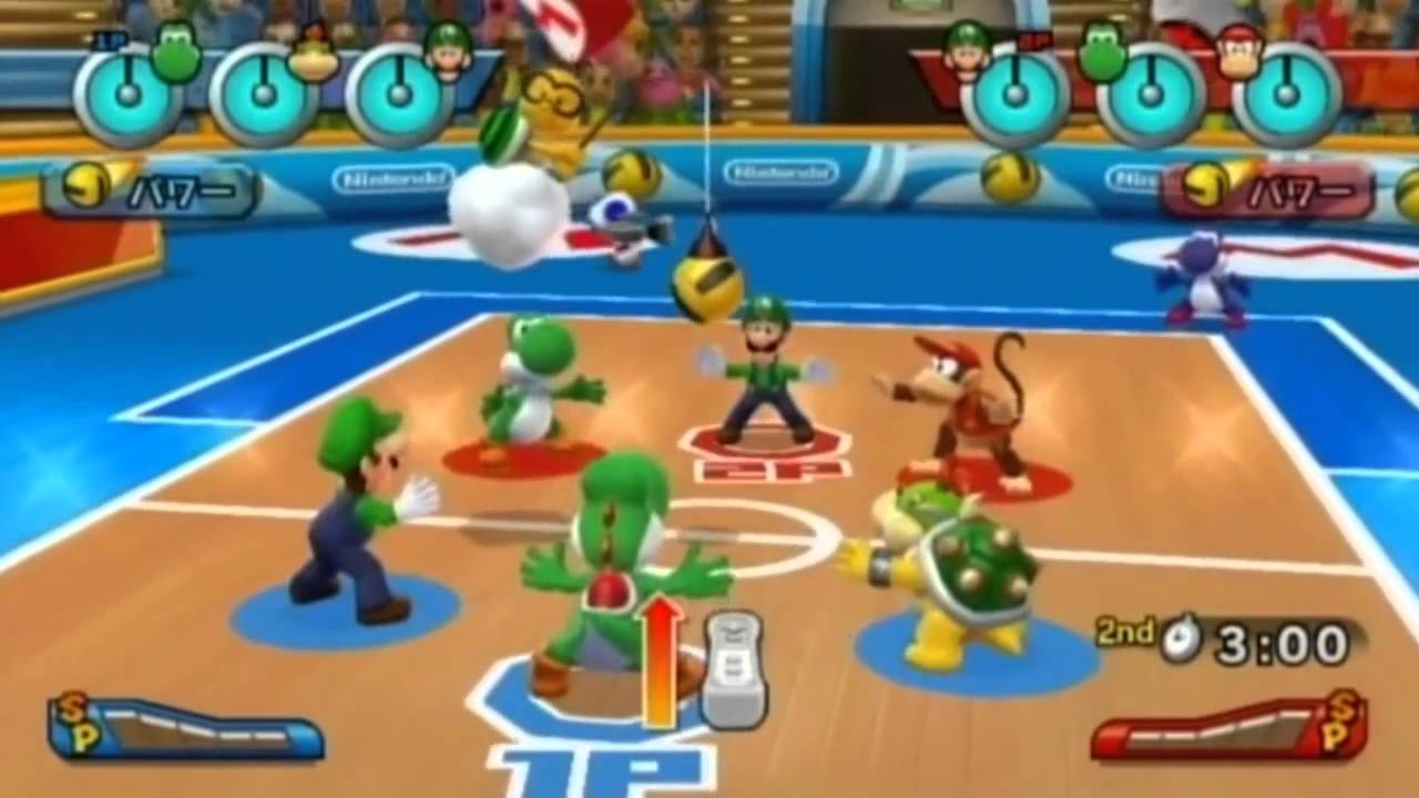 Mario Sports Mix Online Wi-fi Match #2 - [Luigi39000vr ~ Dodgeball ...
