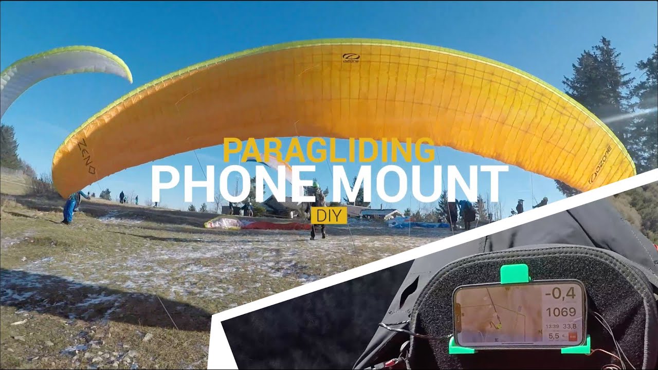 DIY - iPhone Mount - Paragliding - YouTube