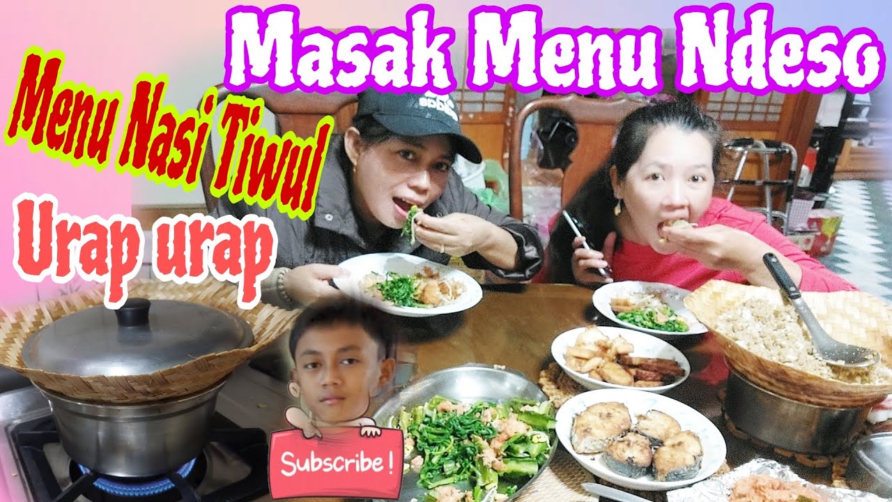 Masak Menu Ndeso Menu Nasi Tiwul Urap Urap#menundeso#menunasitiwul# ...