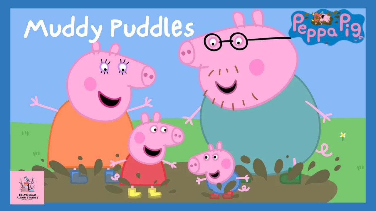 Peppa pig and Muddy Puddles | Kids Storybook | Children Storytime ...