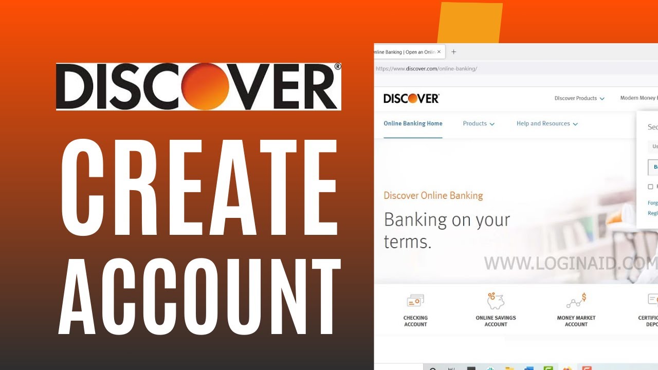 How to Create Discover Bank Account - YouTube