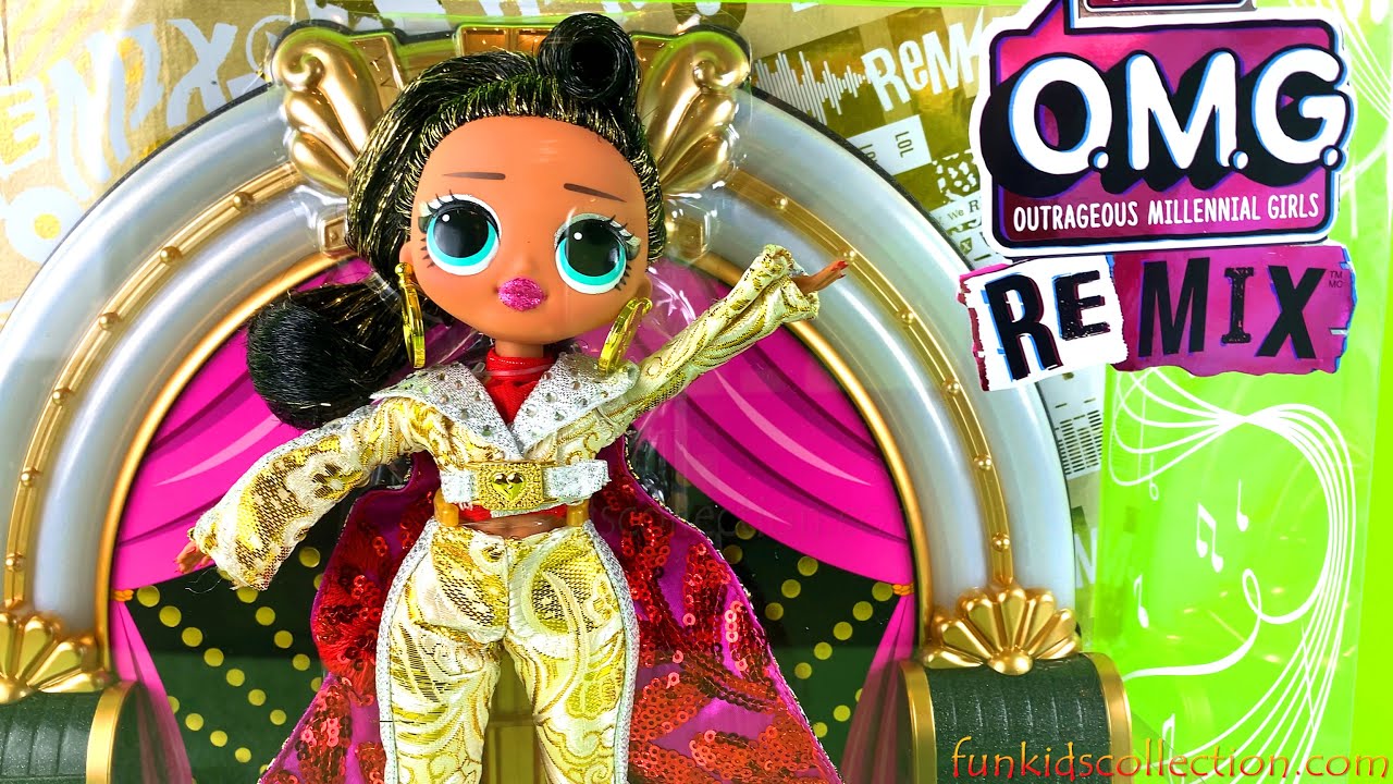 LOL Surprise OMG Remix Lol Jukebox BB Elvis Presley Inspired Doll LOL ...