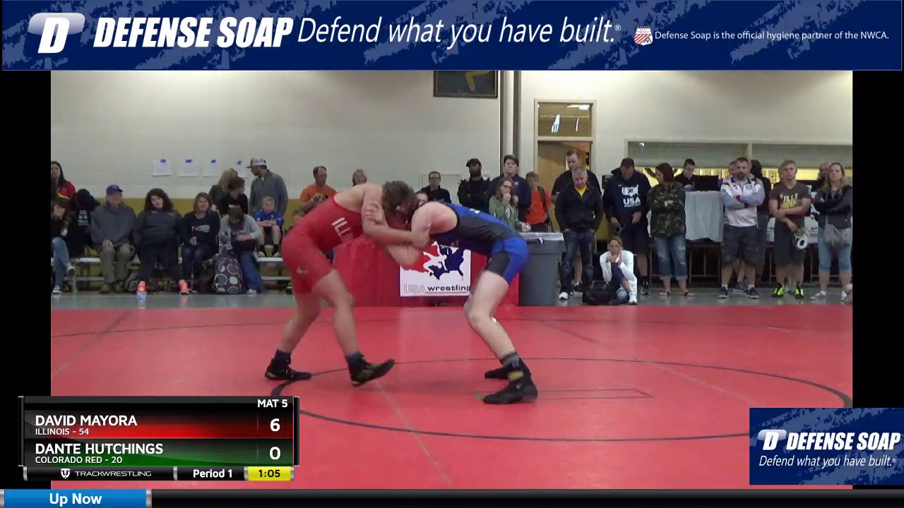 Mat 5 130 David Mayora Illinois Vs Dante Hutchings Colorado Red - YouTube