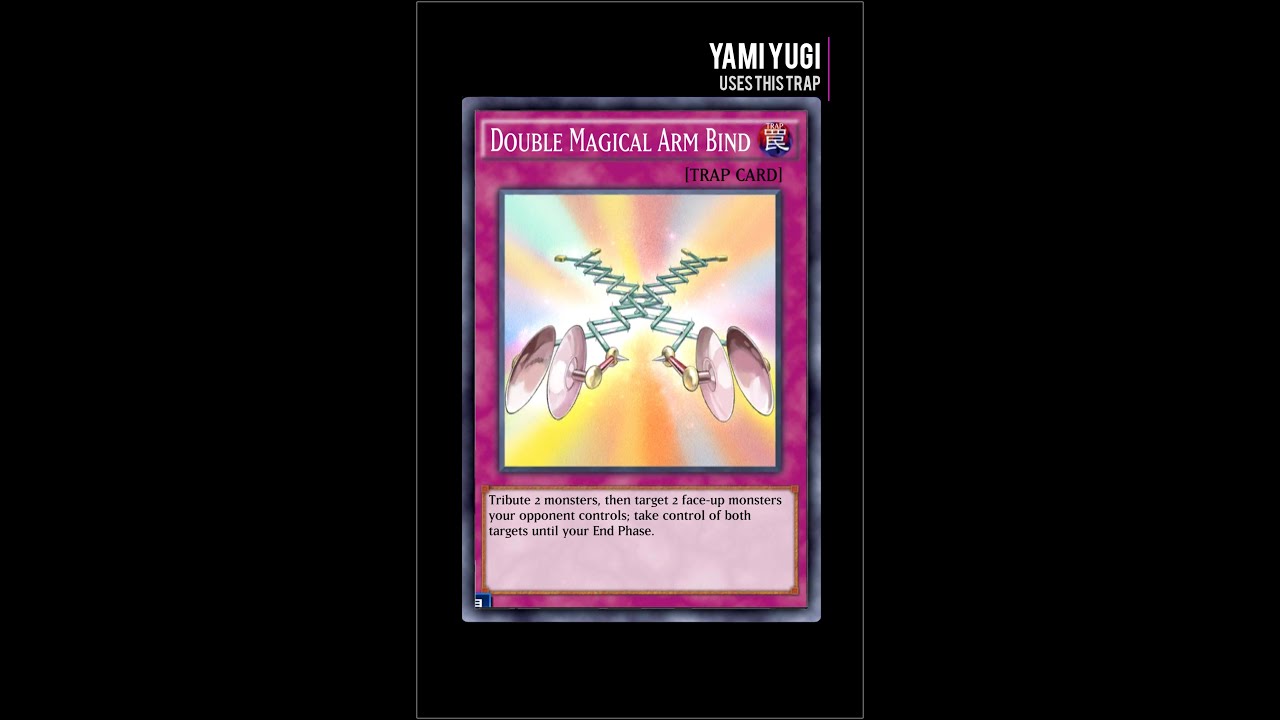 Yugioh Duel Links - Yami Yugi uses Double Magical Arm Bind - YouTube