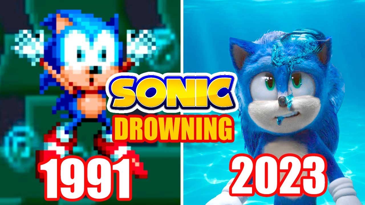 SONIC DROWNING 1991 - 2023 | SEGA EVOLUTION THROUGH THE DECADES - YouTube