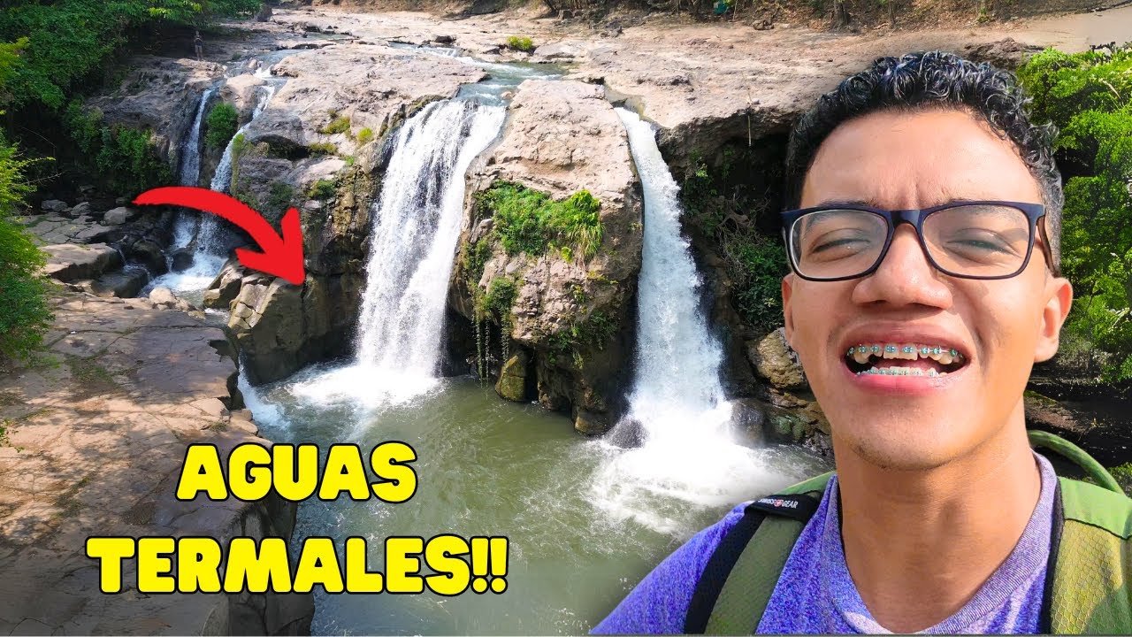 Salté de una CASCADA de AGUA CALIENTE en EL SALVADOR 🇸🇻 - YouTube