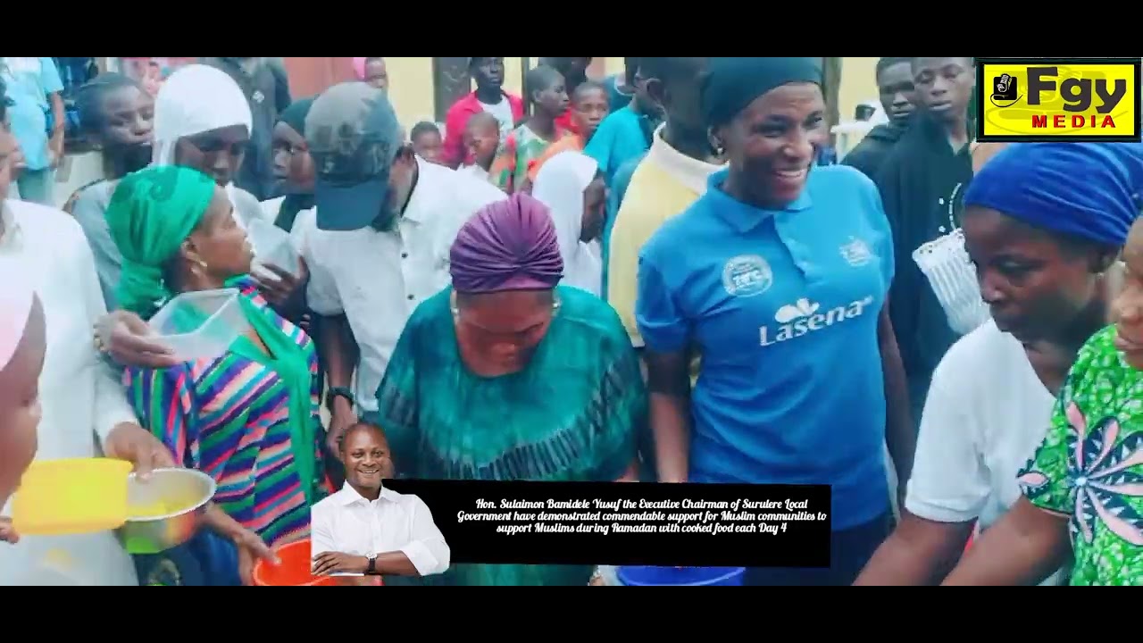 Hon. Sulaimon Bamidele Yusuf the Executive Chairman of Surulere Local ...