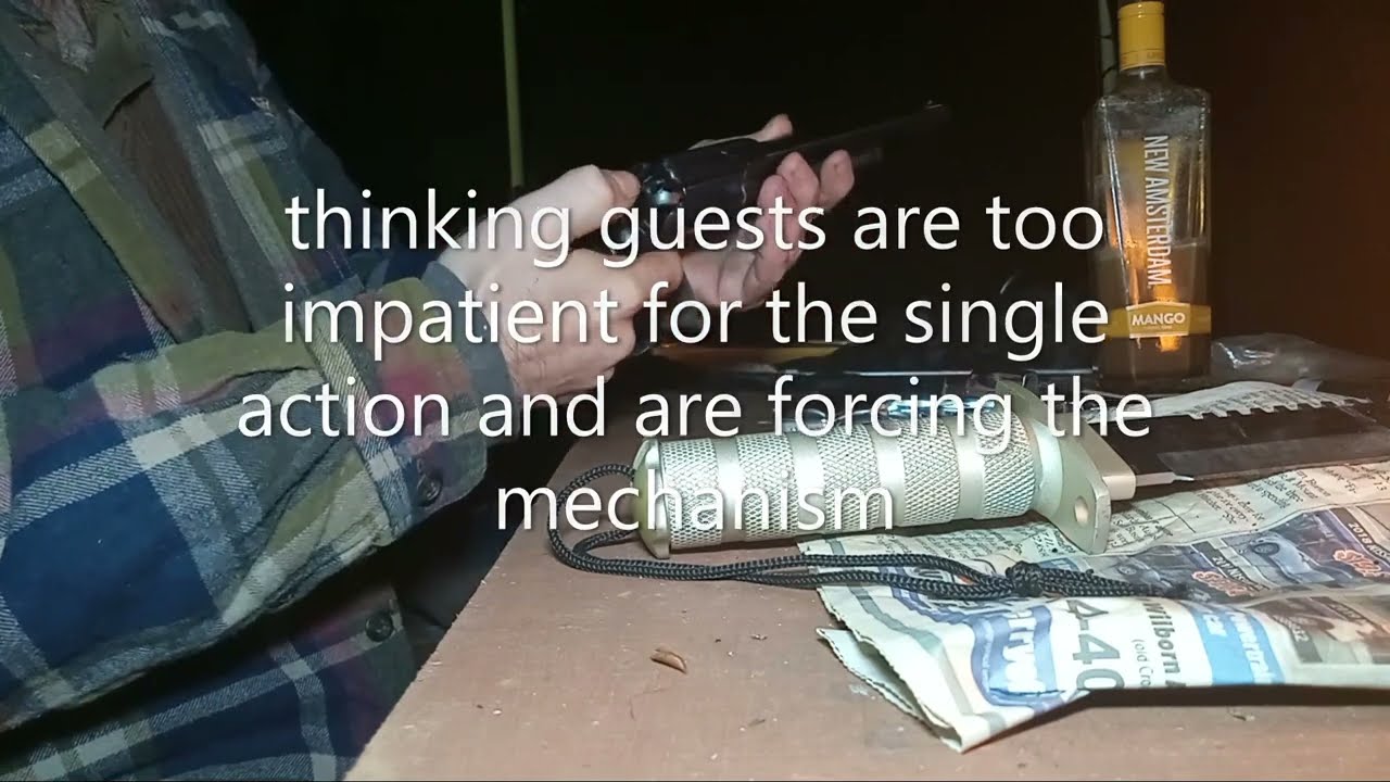 JAMMED rough rider revolver how-to and cleaning - YouTube