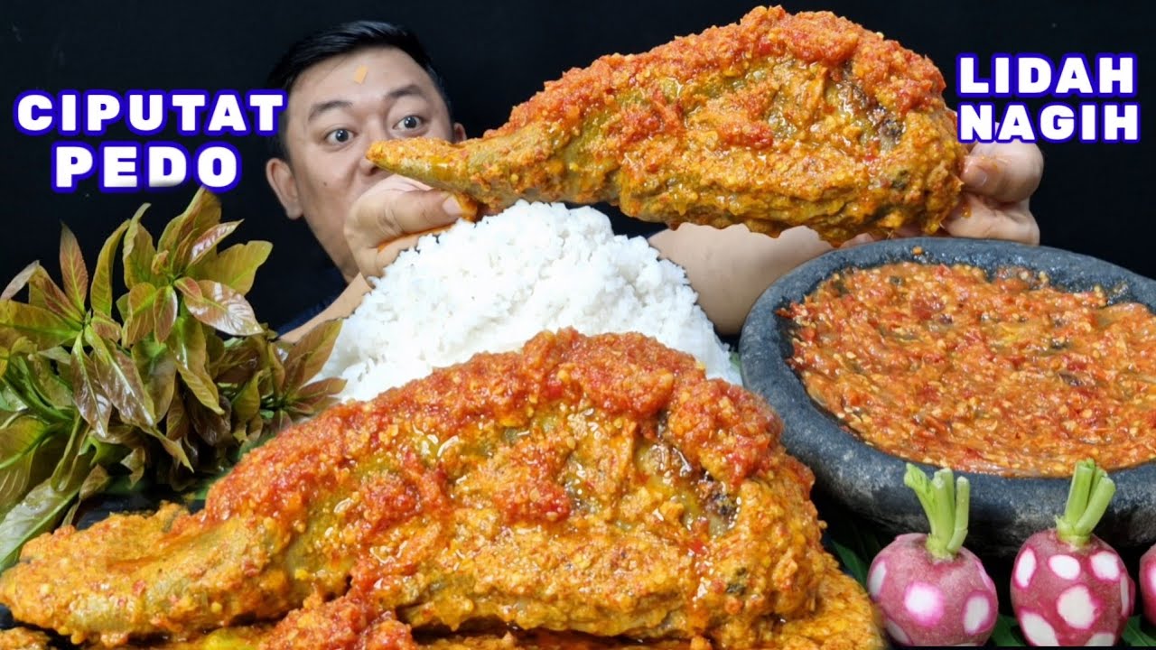 PEDO PISAN ⁉️ MAKAN LIDAH SAPI PEDAS DAUN JERUK LALAPAN DAUN PUTAT ...