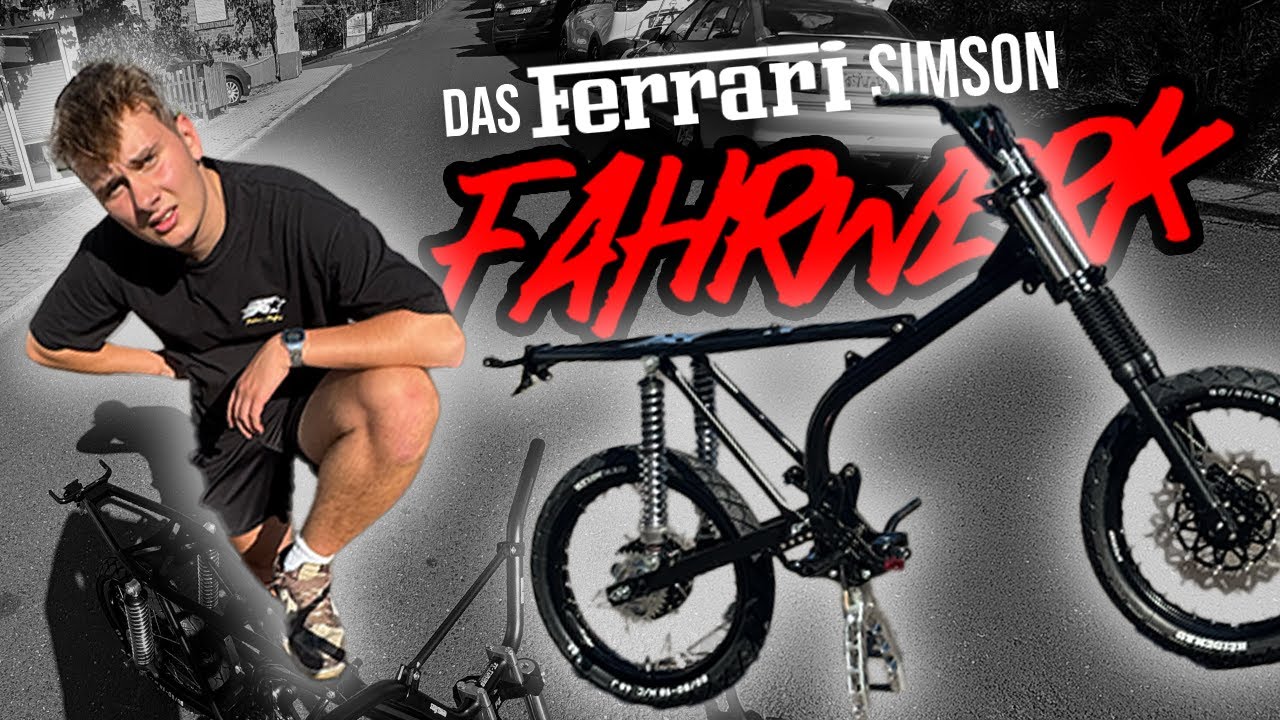 DAS FAHRWERK DES 130CCM "FERARRI KILLER" | SIMSON-FERRARI PROJEKT PART ...