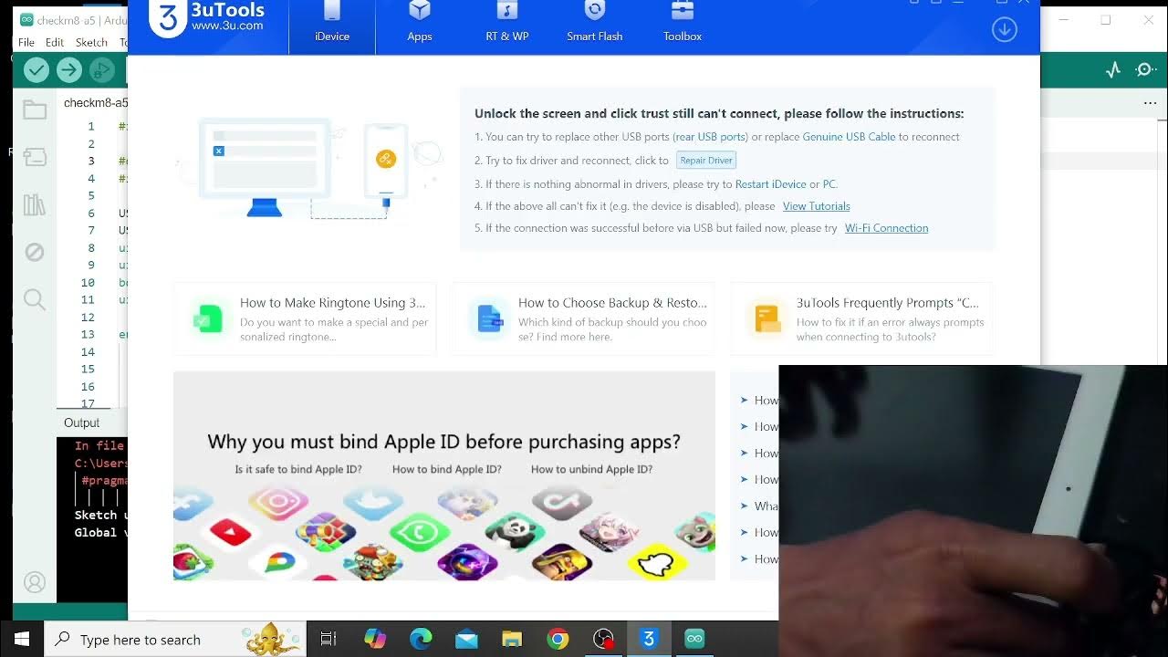 Ipad 3 Arduino Bypass - YouTube