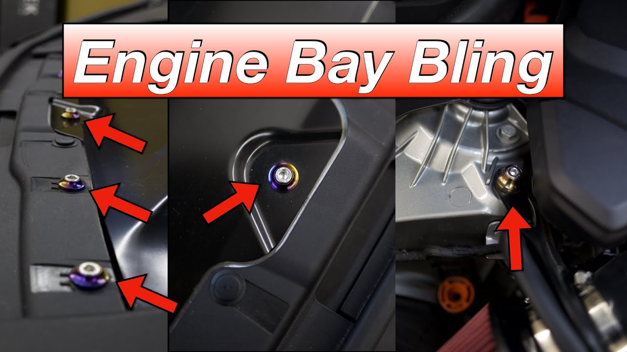 Making The Engine Bay Better / Downstar Dress Up Bolts / F90 M5 - YouTube
