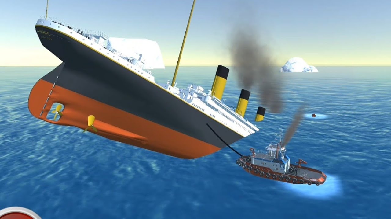 TITANIC real SINKING!!!!! - Ship Mooring 3D - YouTube
