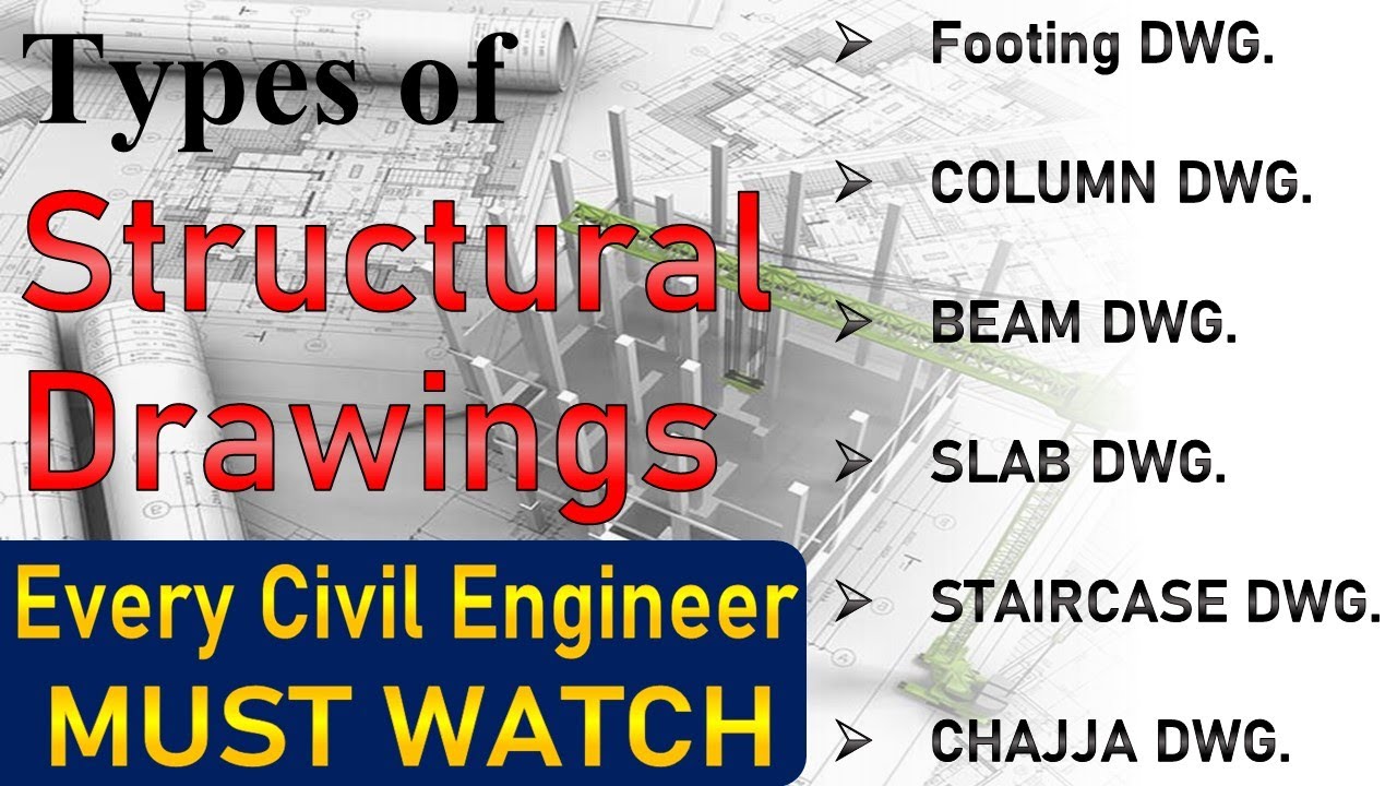 Basic Knowledge of Structural drawing | TYPES OF STRUCTURAL DRAWING ...