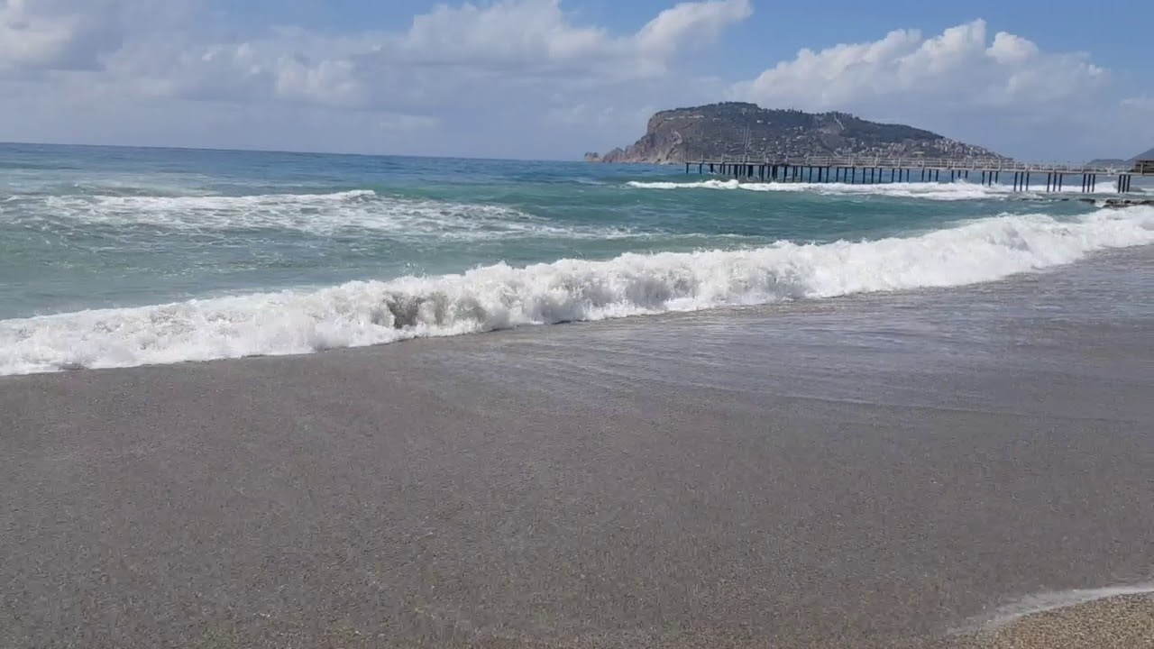 Stranden i Oba, Alanya - YouTube
