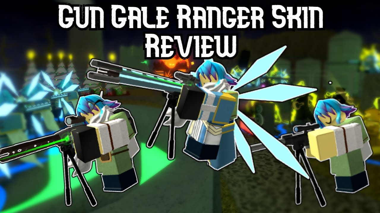 Gun Gale Ranger Skin Review || Tower Defense Simulator - YouTube