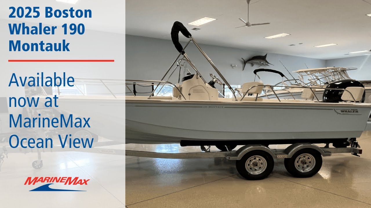 2025 Boston Whaler 190 Montauk for sale at MarineMax Ocean View, NJ ...