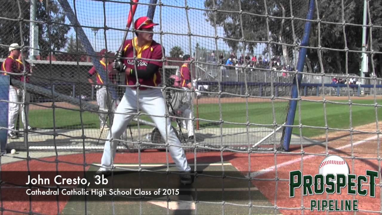 John Cresto Prospect Video, 3b, Cathedral Catholic High School Class of ...