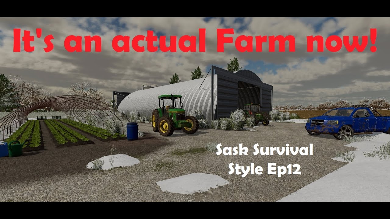 Farm Build, Expand Our Empire | Edgewater Saskatchewan Ep12 | Farming ...