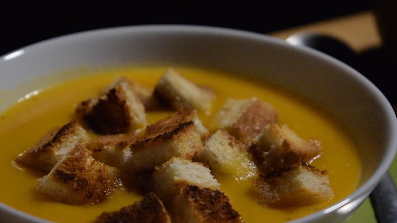 Kako pravim supu od bundeve. Supa pire od bundeve. - YouTube