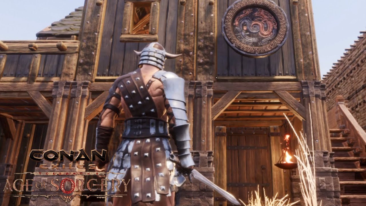 Conan Exiles [E12] Blacksmith Build - YouTube