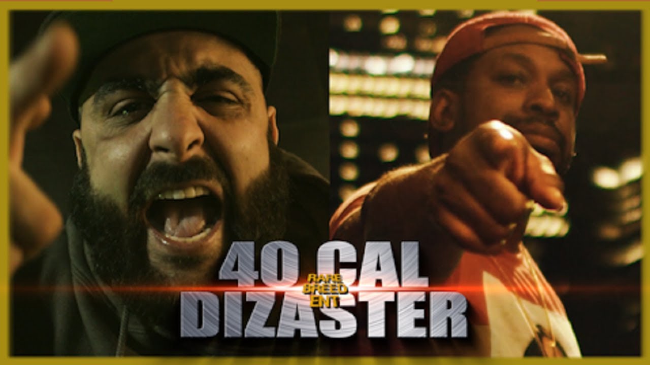 DIZASTER VS 40 CAL RAP BATTLE - RBE - YouTube
