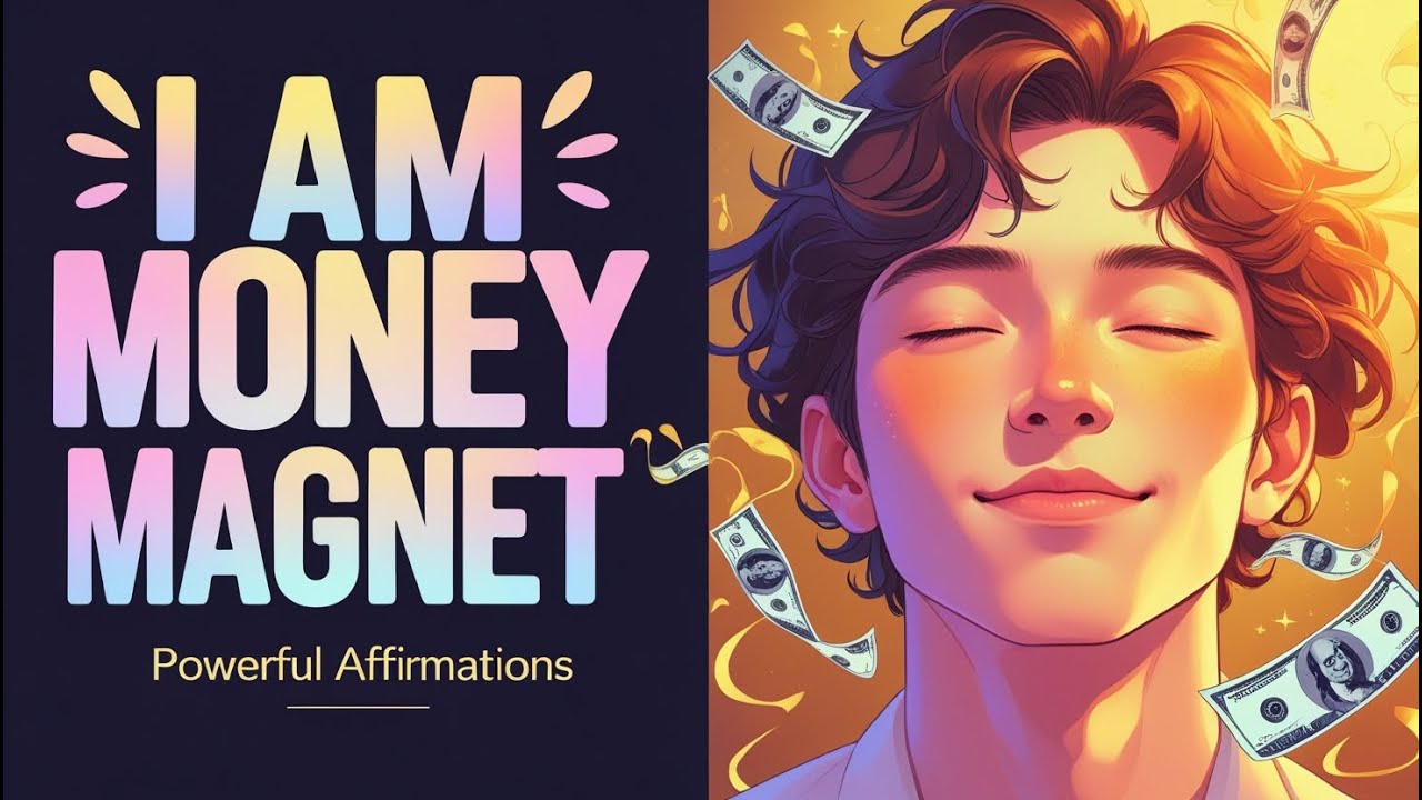 I AM MONEY MAGNET | Powerful Positive Affirmations to Attract Wealth ...