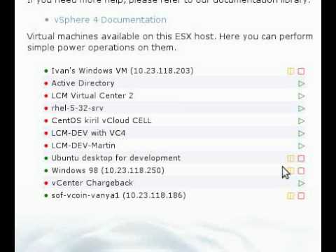 Ops Panel for ESX