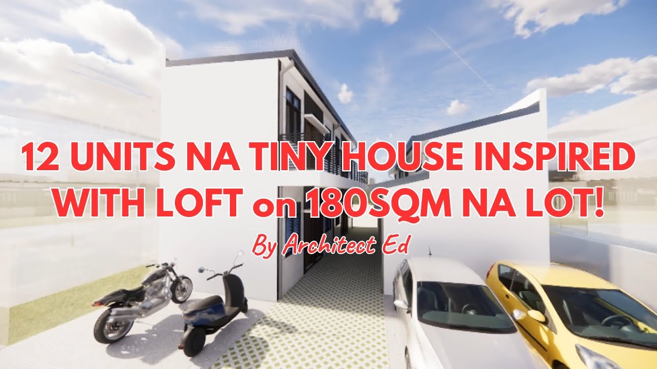 12 Units Tiny House Inspired Apartment Design on 180 Sqm Lot! - YouTube