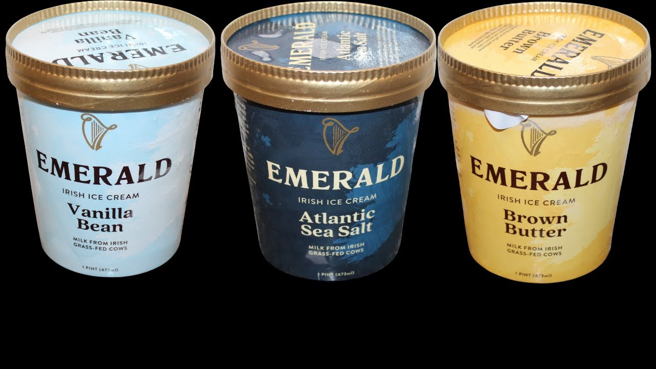 Emerald Irish Ice Cream: Vanilla Bean, Atlantic Sea Salt & Brown Butter ...