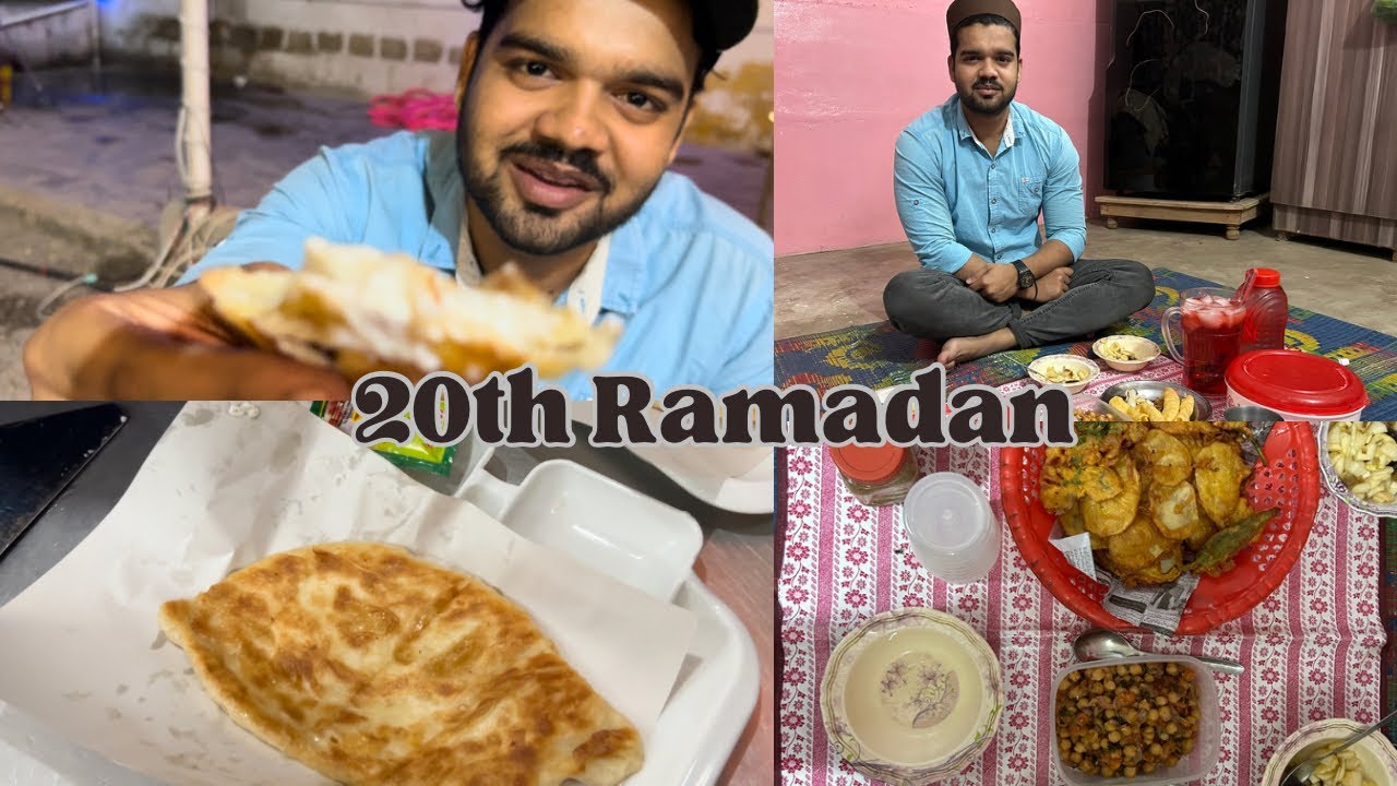 20th Ramadan 🙂| iftar Kay bad parathas zaman town Korangi 04 😀 | episode 26 | hamza waheed vlogs ...