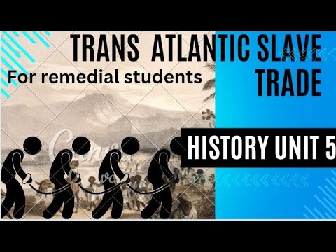 Trans atlantic slave trade//history unit 5 - YouTube