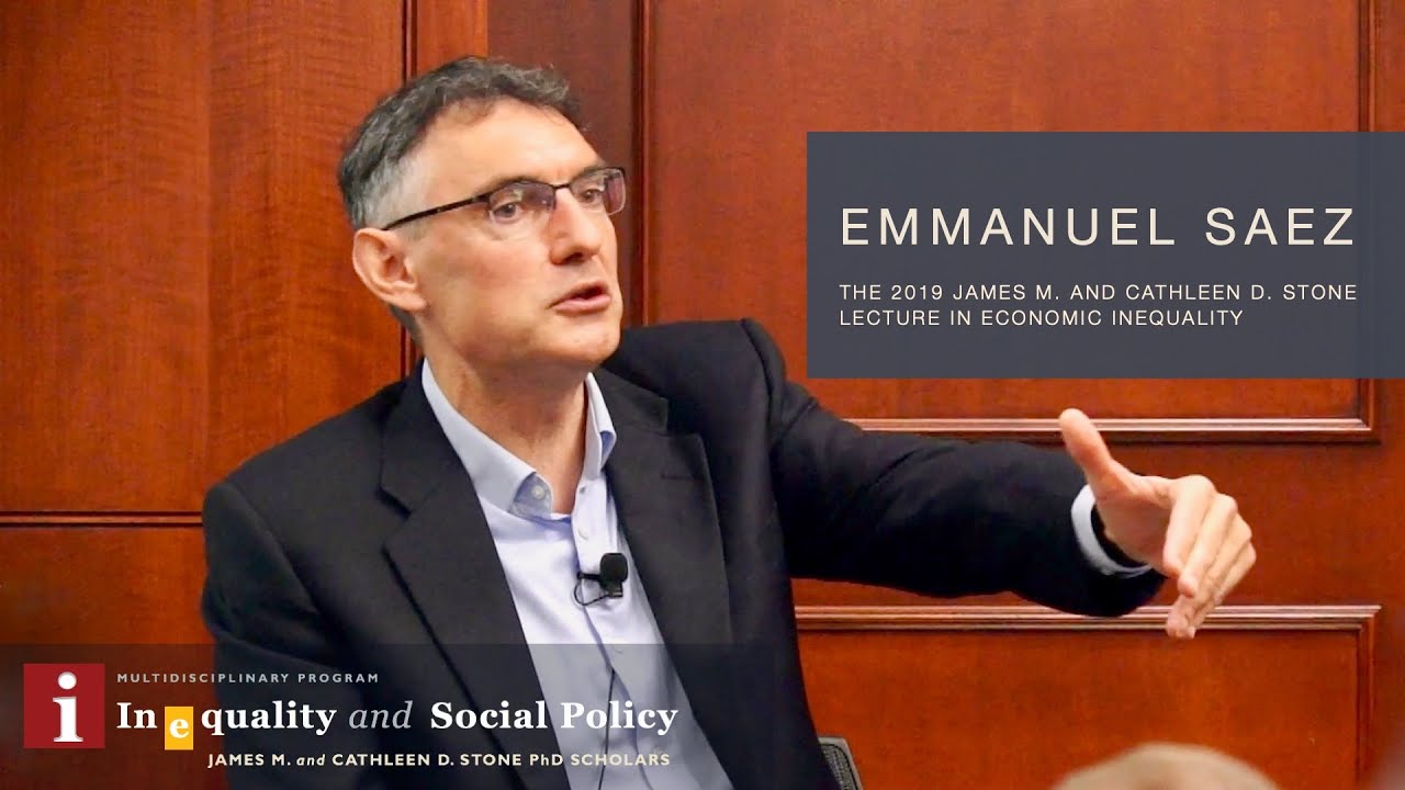 The 2019 Stone Lecture: Emmanuel Saez - YouTube