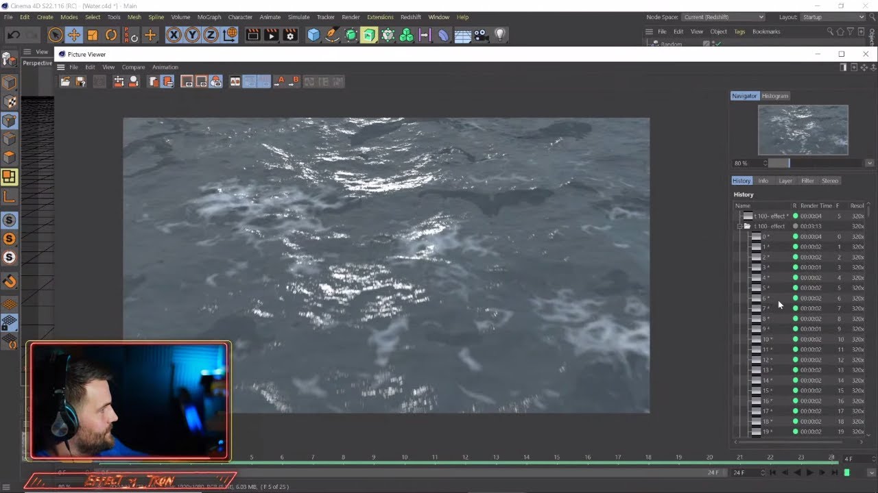 Live Stream: Redshift - Ep 1: Displacement - C4D S22 - YouTube