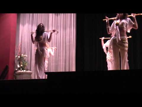 Belly dance.Cane