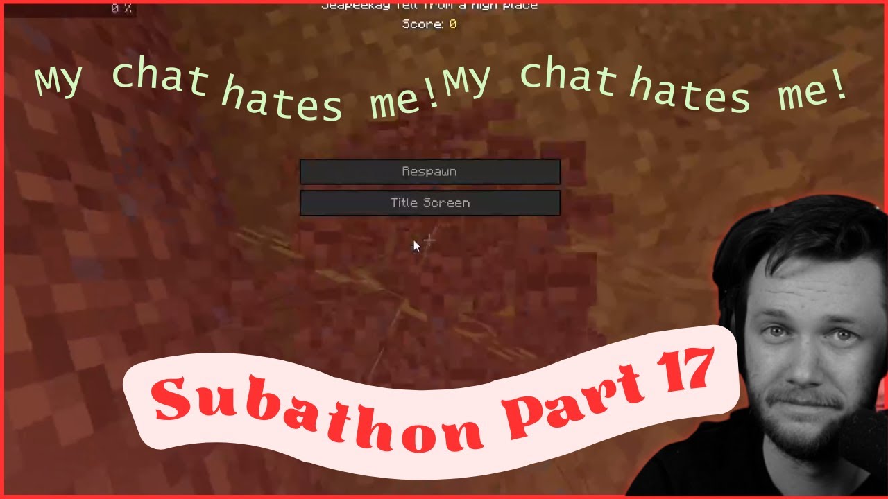 CHAT CONTROLS MY MINECRAFT | Subathon Part 17 (18 Jan 2024) - YouTube