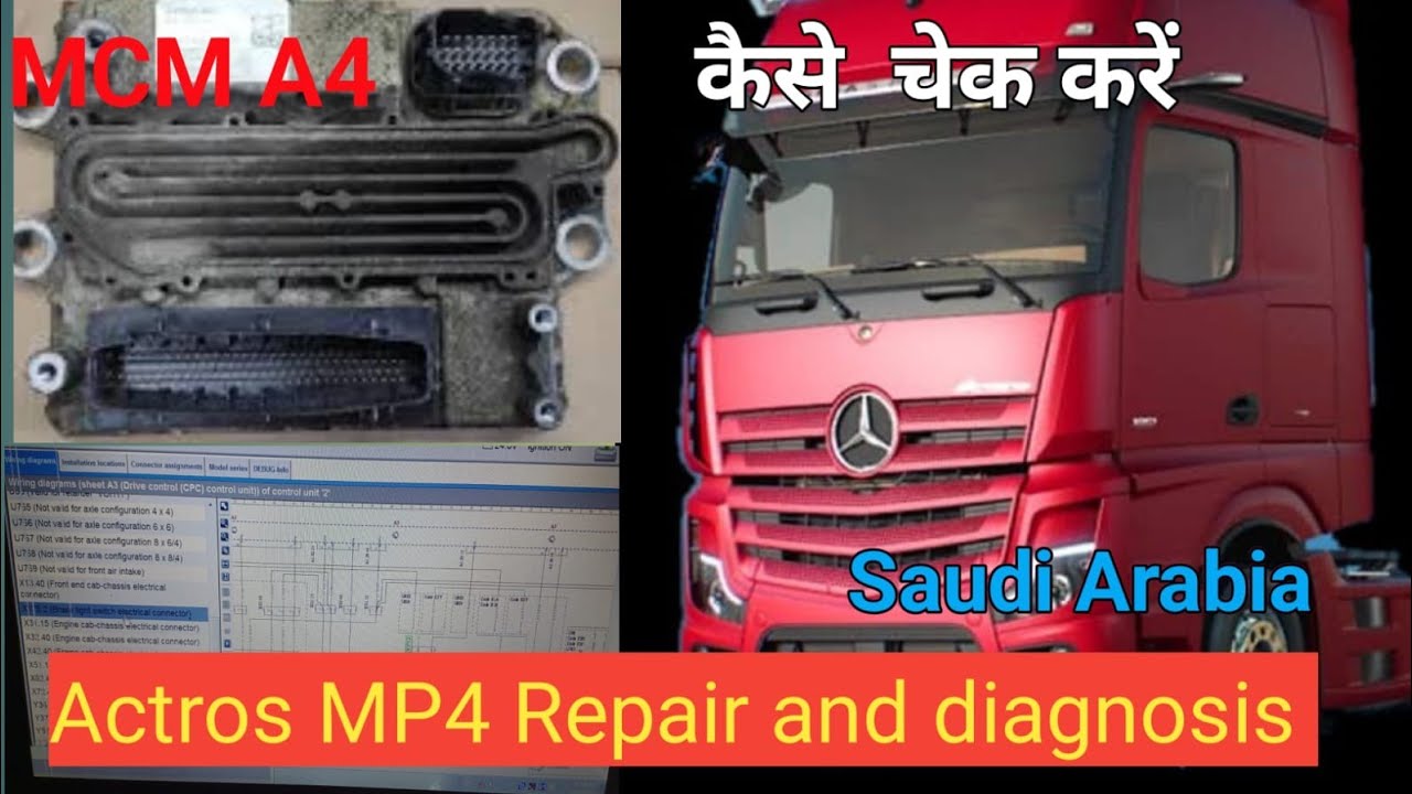 MERCEDES Benz Actors MB4 MP4 MCM Engine management control unit A4 ...